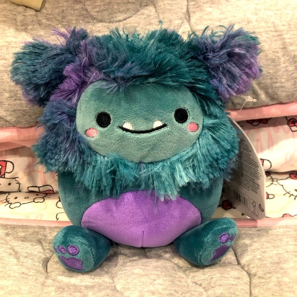 Squishmallows | Toys | Squishmallows Jt Dark Tealpurple Fuzzy Bigfoot ...